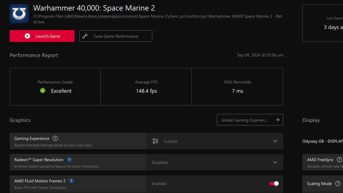 AMD Fluid Motion Frames